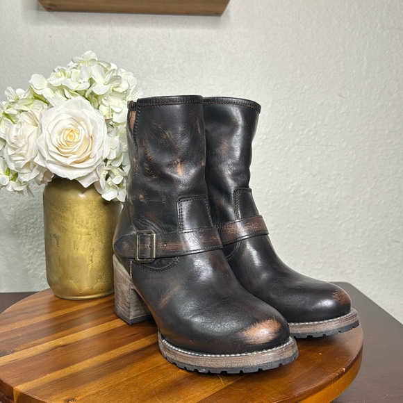 freebird | Shoes | Freebird By Steven Carlito Boots In Black Distressed ...